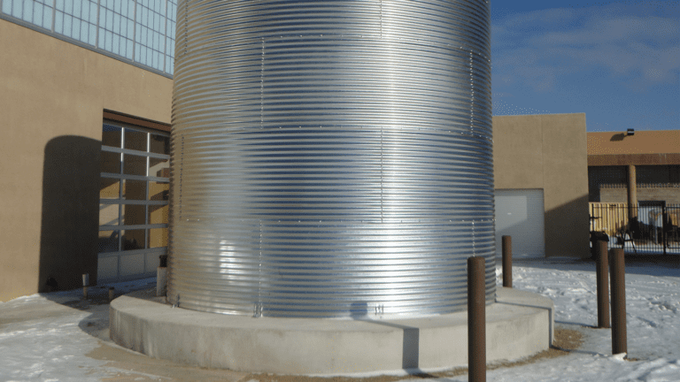 CorGal Thermal Insulated Water Storage Tank Completed – Water Storage ...