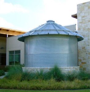 Corgal-1503-water-tank-with-oversized-roof – Water Storage Tanks, Inc.
