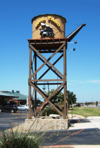 Rail Yard Tank on Tower Signage – Water Storage Tanks, Inc.